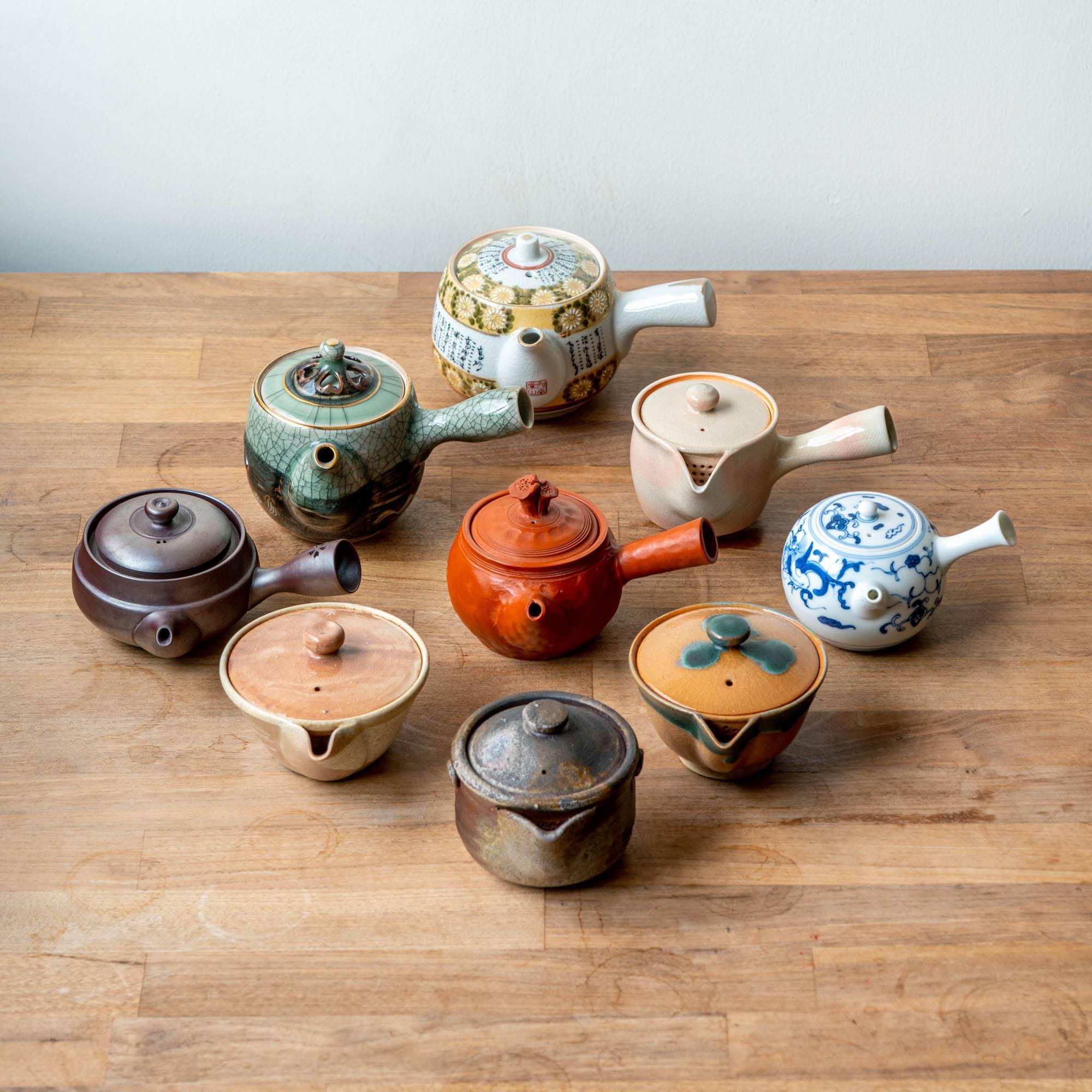 Abstract Clay Teapots
