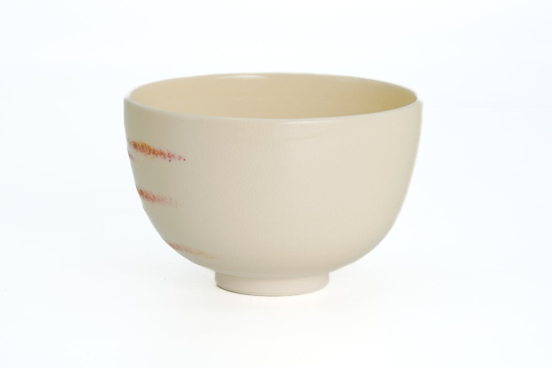 Flock of Cranes Over Mt. Fuji Chawan – Tezumi