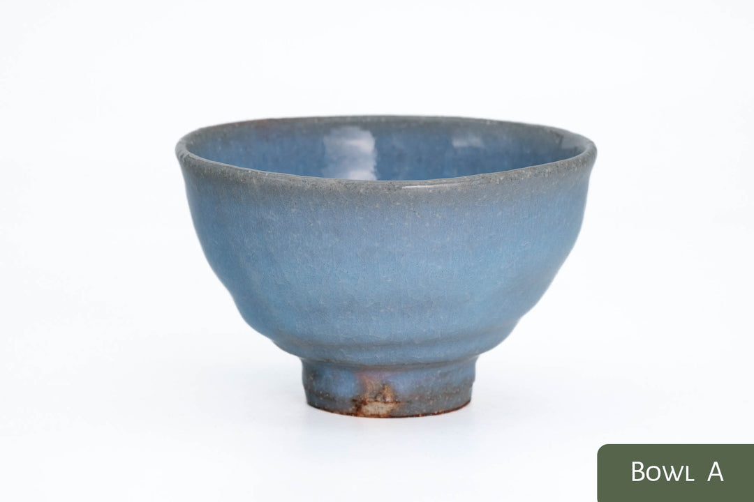 Milky Blue Hagi-yaki Ido Chawan – Tezumi