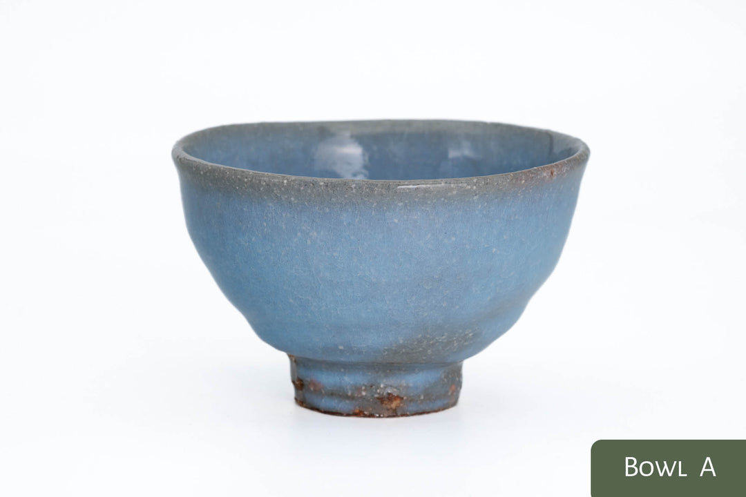 Milky Blue Hagi-yaki Ido Chawan – Tezumi