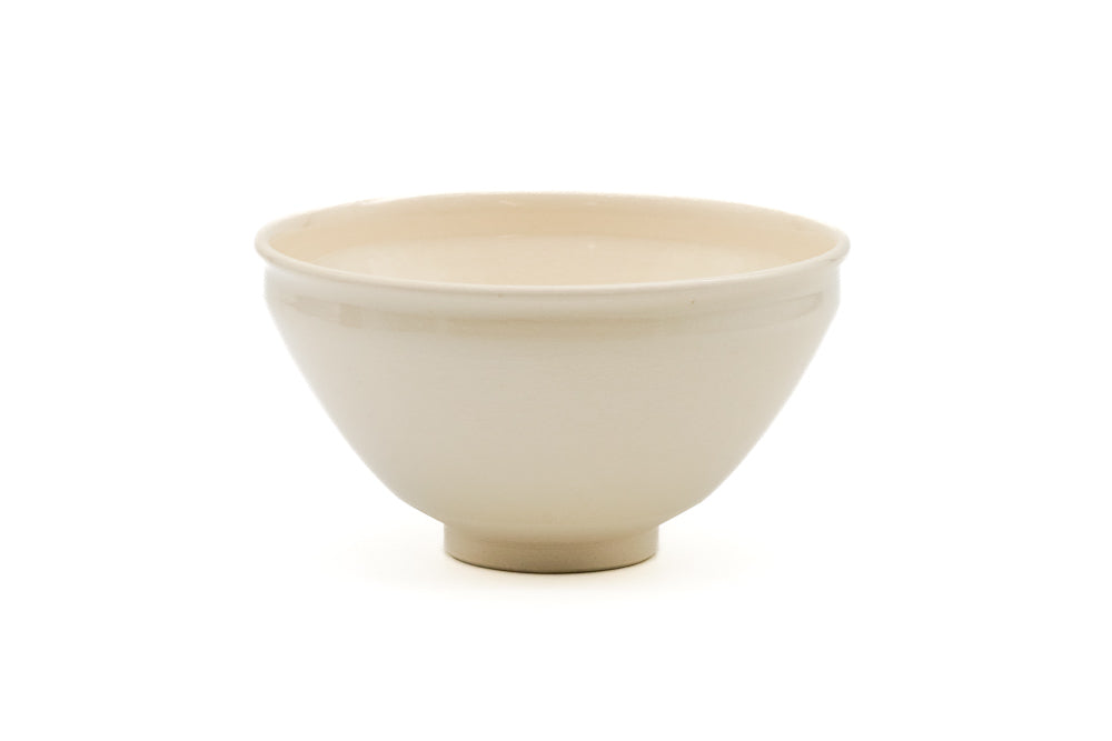 White Tenmoku Kinin Chawan – Tezumi