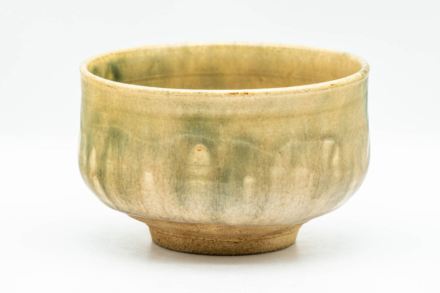 Japanese Matcha Bowl - Green Yellow Drip-Glazed Chawan - 350ml – Tezumi
