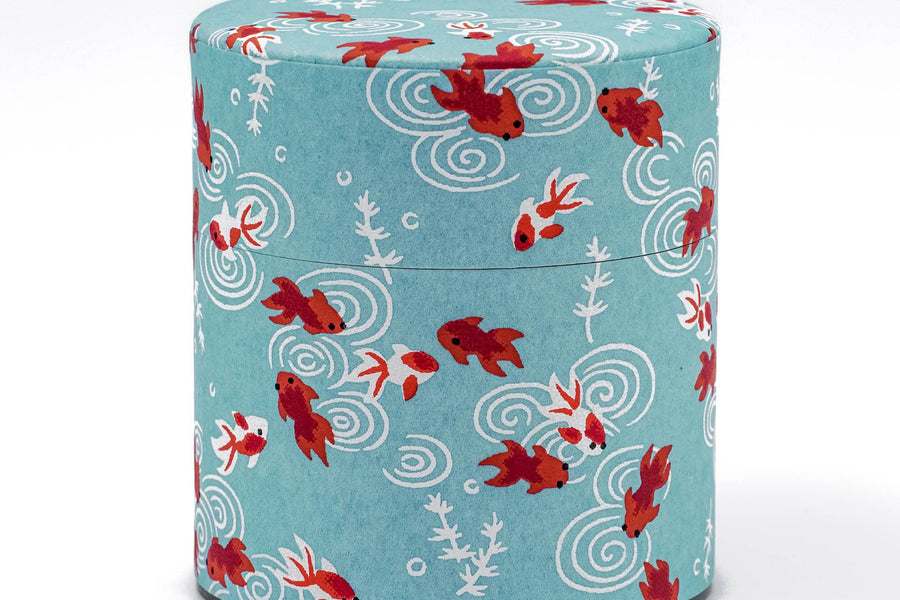 Blue Koi Washi Tea Canister - 150g – Tezumi