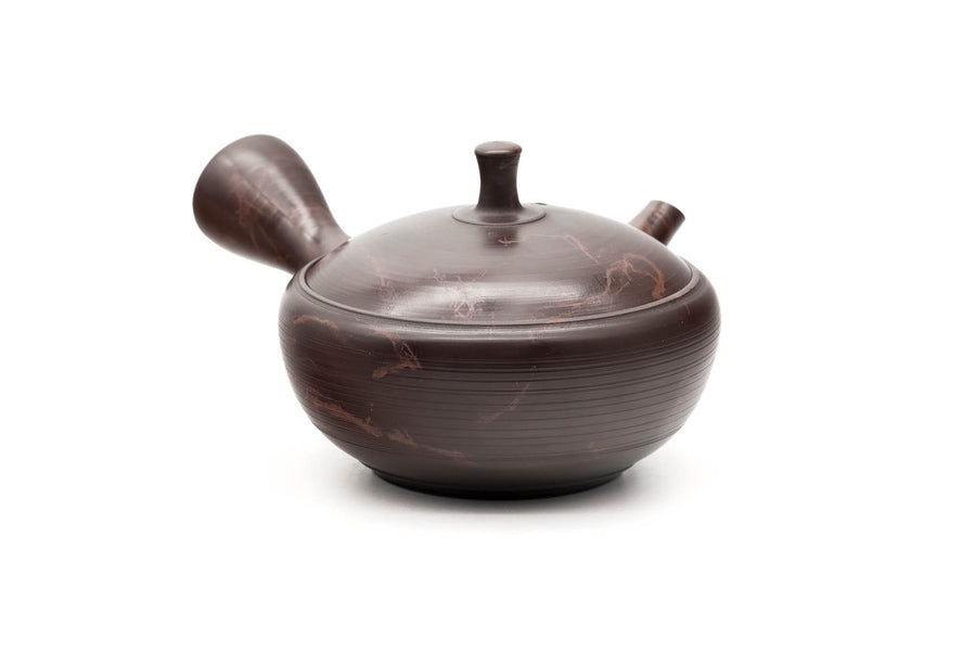 Japanese Kyusu - 玉龍 Gyokuryu Umehara - Benishibori Tokoname Teapot - 2 ...