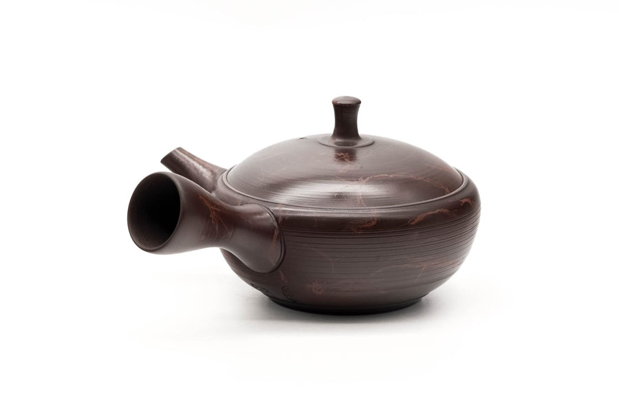 Japanese Kyusu - 玉龍 Gyokuryu Umehara - Benishibori Tokoname Teapot - 2 ...