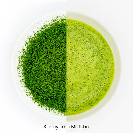 Japanese Matcha Bowl - Green Yellow Drip-Glazed Chawan - 350ml – Tezumi