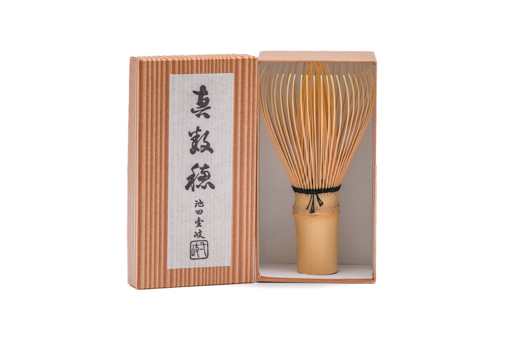 Shiratake Shin Chasen - White Bamboo Matcha Whisk – Tezumi